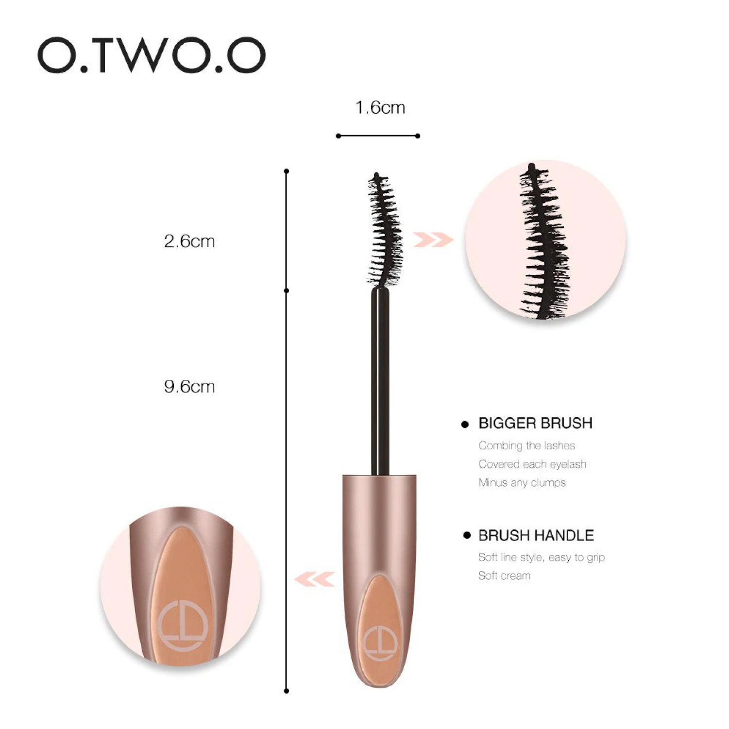 O.TWO.O Instant Oversize Volume Lengthening Fiber Mascara